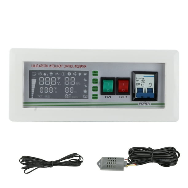 Digital Temperature Humidity Incubator Controller, Precise Probe Intelligent Egg Incubator ...