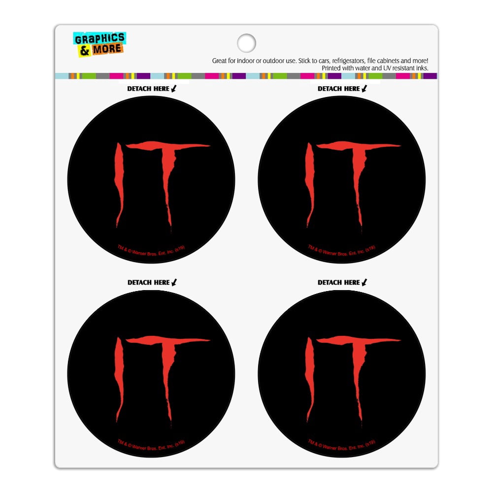 IT Movie Logo Refrigerator Fridge Locker Vinyl Circle Magnet Set ...