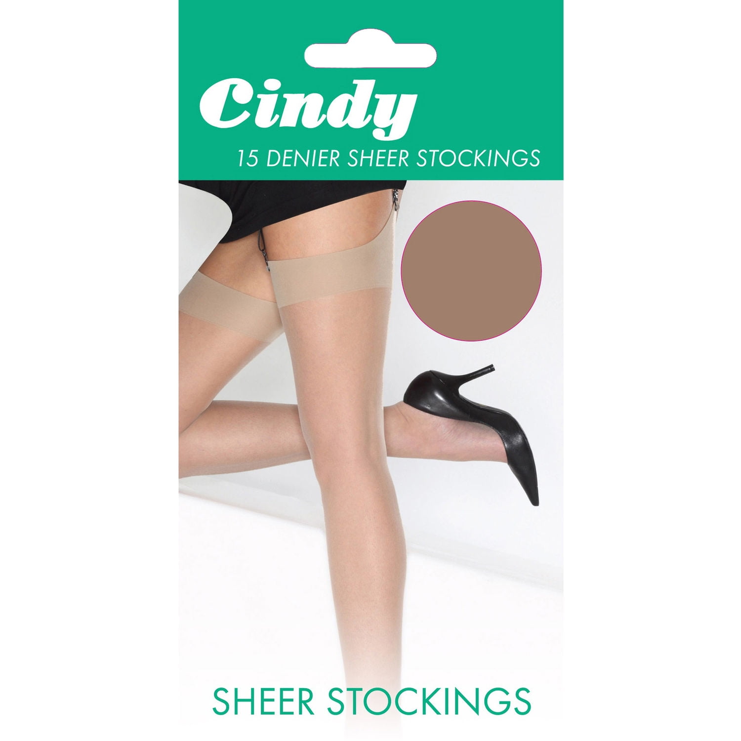 Click here for Cindy Womens 15 Denier Sheer Stockings (1 Pair) On... prices