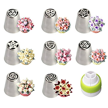 Large Icing Piping Tips Set 5PCS-Extra Large Icing Tips,Star Pastry ...
