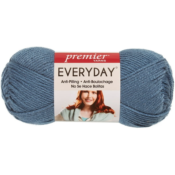 Premier Yarns Anti-Pilling Everyday Worsted Solid Yarn-Twilight Blue ...