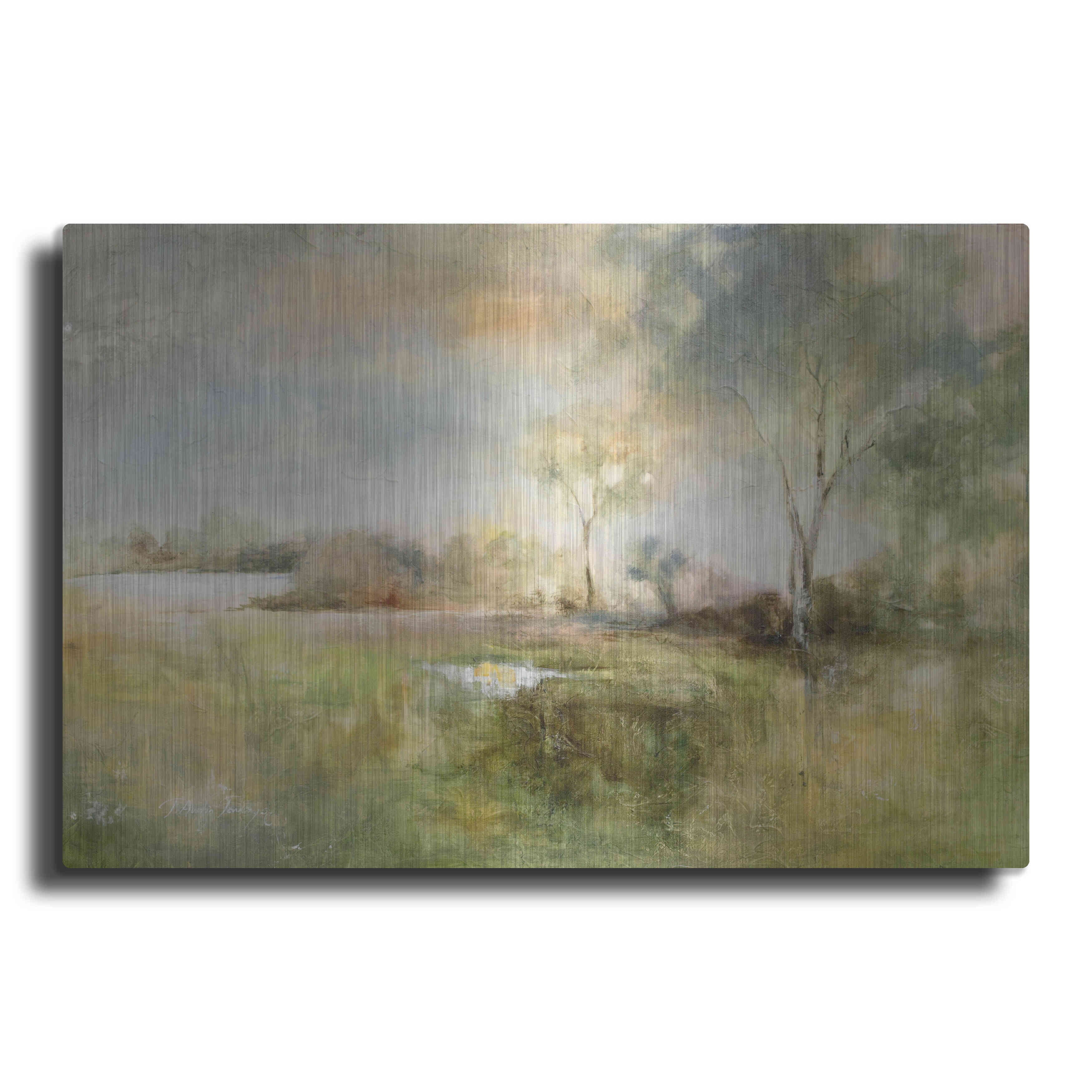 Luxe Metal Art 'Reflection of June' by J Austin Jennings, Metal Wall ...