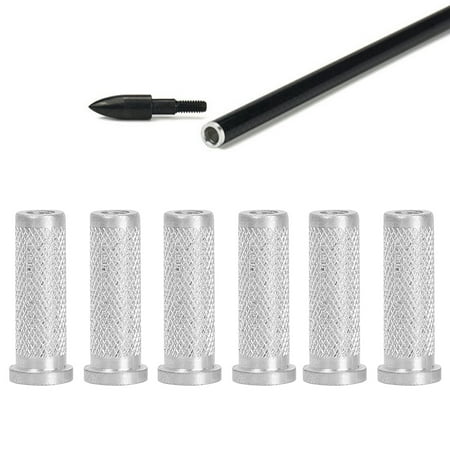Fdit 12pcs Replacements Archery Base Aluminum Inserts for Carbon Arrows ...