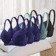 Daiosportswear 5-Pack Embroidery Lace Bras for Women Underwire Push Up ...