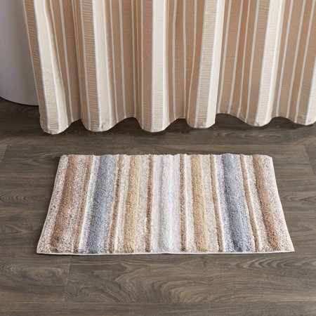 SKL Home Water Stripe Bath Rug, 20" x 30", Natural - Walmart.com ...