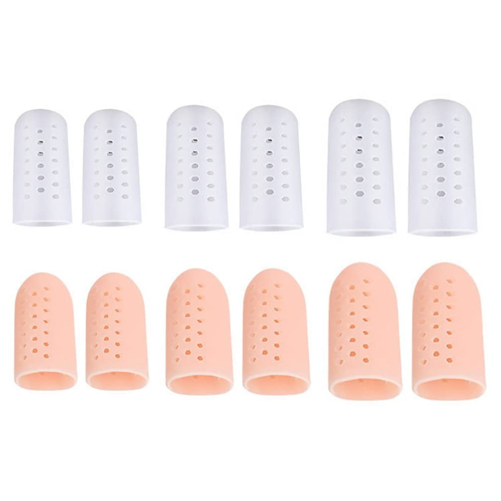 6 Pairs Big Toe Protectors Breathable Big Toe Caps Silicone Toe Covers ...