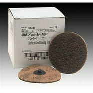 3M 7485 3 in. Scotch-Brite Roloc Brown Coarse Surface Conditioning Disc ...