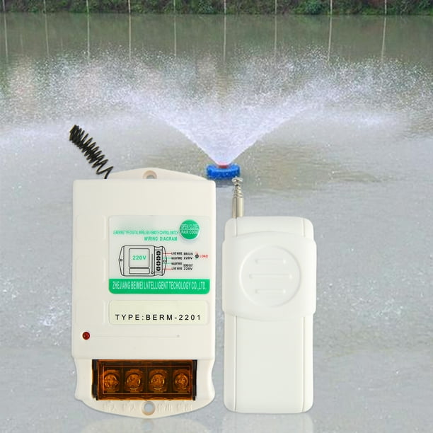 BERM-2201 220V Wireless Intelligent Water Pump Controller Remote ...