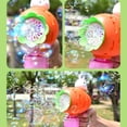 Carrot Rabbit Electric Bubble Gun Light Up Auto Bubble Blaster Portable ...