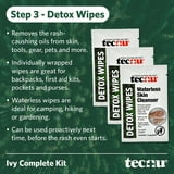 Tecnu Ivy Complete Kit, Poison Ivy Scrub, Itch Relief Gel, Detox Wipes ...
