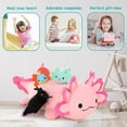 "MaoGoLan 23.5"" Giant Axolotl Soft Toy with 3 Babies Large Plushies ...
