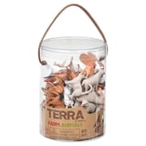 Terra by Battat - 60-Piece Set of Mini Farm Animal Toys, Small Plastic ...