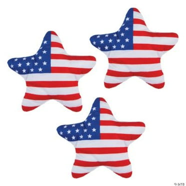 Patriotic Plush Footballs, Fourth of July, Toys, 12 Pieces - Walmart.com