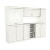 Madesa Full Set Hazel Kitchen Storage Cabinet 107 Inch Wooden ...