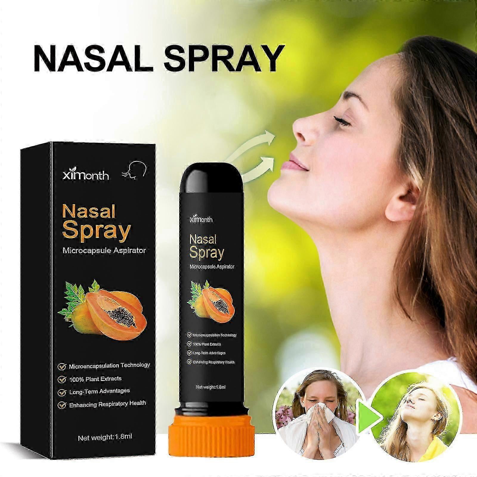 Nasal Tonic Relieve Itchy Sneezing, Clear Nasal Blockage, Clean Nasal ...