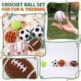 1-Pack Sports Ball Crochet Juggling Balls Sack Balls Foot Bag Handmade ...