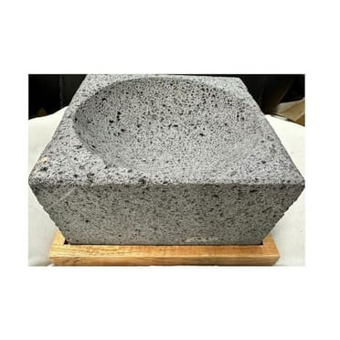 "Made in Mexico Genuine Volcanic Lava Rock Guacamole Salsa Maker - 7 ...
