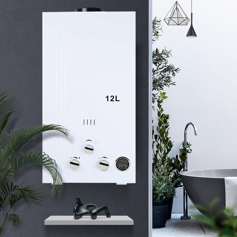 TCMT 12L Liquid Propane Tankless Water Heater 3.2 GPM LPG Instant Hot ...