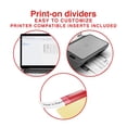 Staples Big Tab Blank Paper Dividers 8-Tab Multicolor 4/Pack (13517/ ...