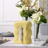 CUTICATE Ceramic Desktop Tissue Box Facial Tissue Holder Home ...