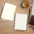B5 Plastic Cover Sewn Notebook, Wear Resistant Smooth Writing Journal ...