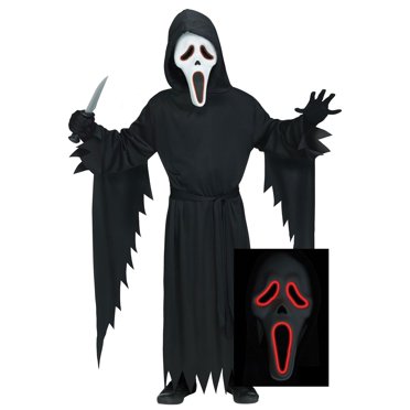 Smoldering Ghost Face Men's Adult Halloween Costume - Walmart.com