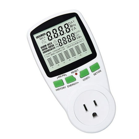 digital socket power display socket energy meter socket power meter ...