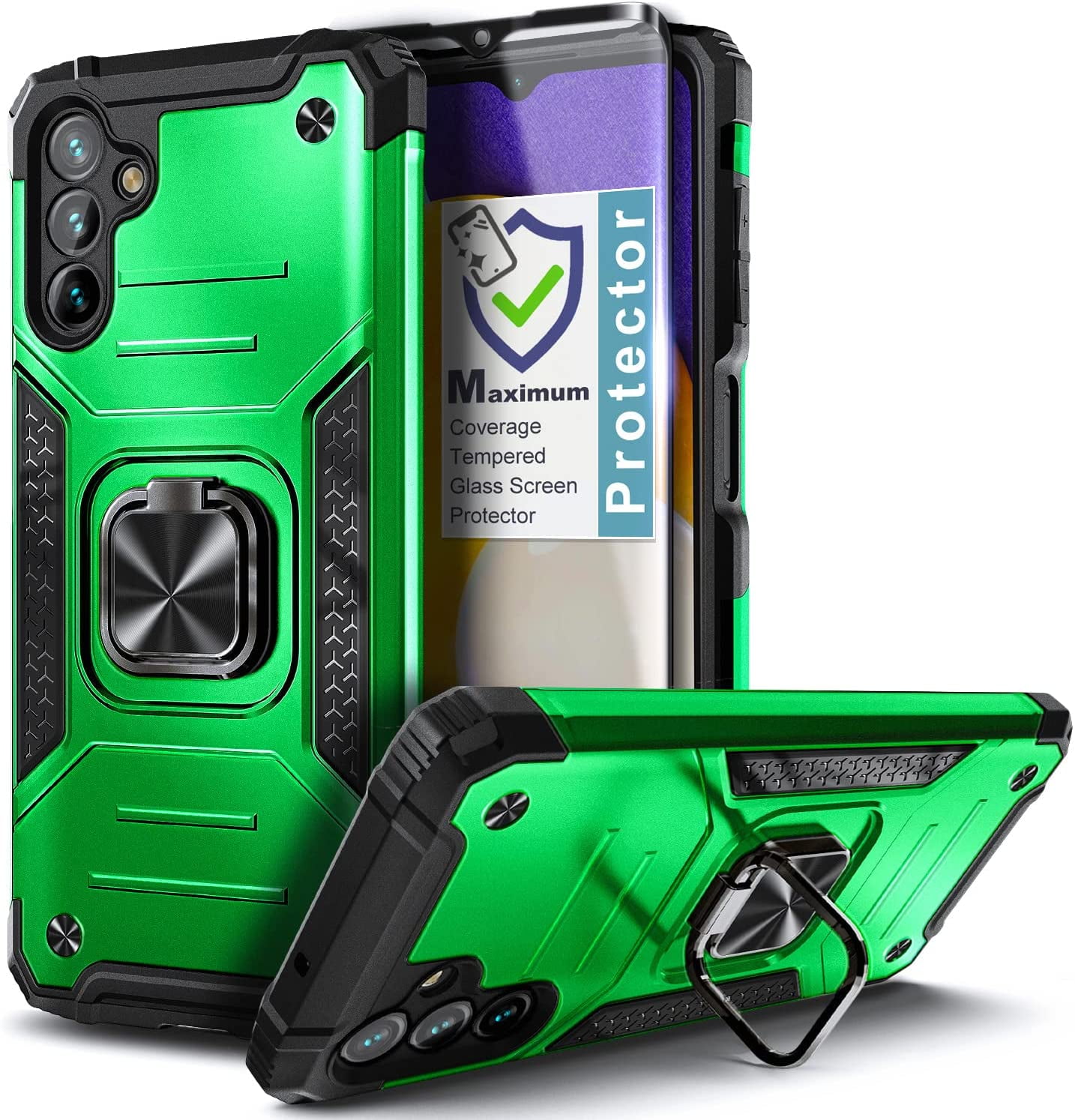 Nagebee Phone Case Compatible for Samsung Galaxy A13 5G with Tempered ...