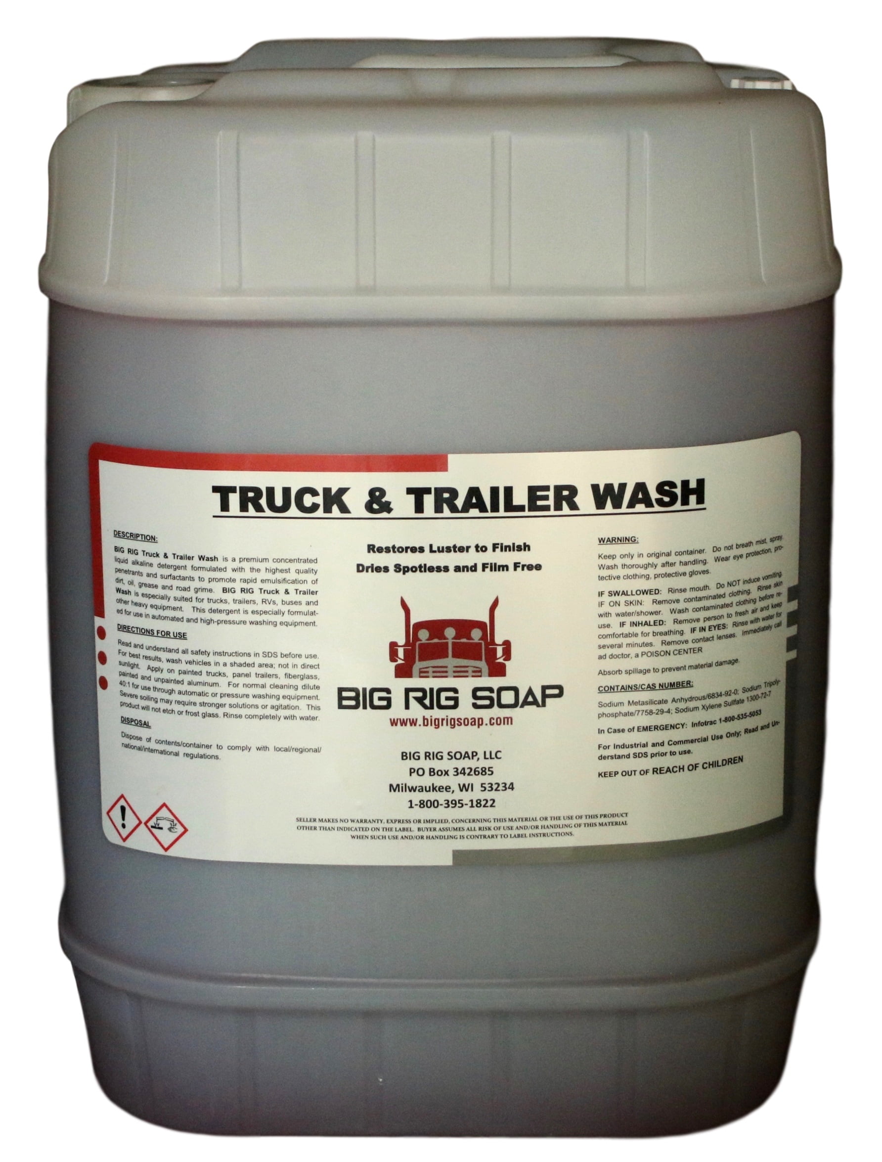 BIG RIG Truck & Trailer Wash - 5 gal - Walmart.com
