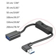 USB3.0 Male to Female Extender Cord Switching Comntrol Power Cable Data ...