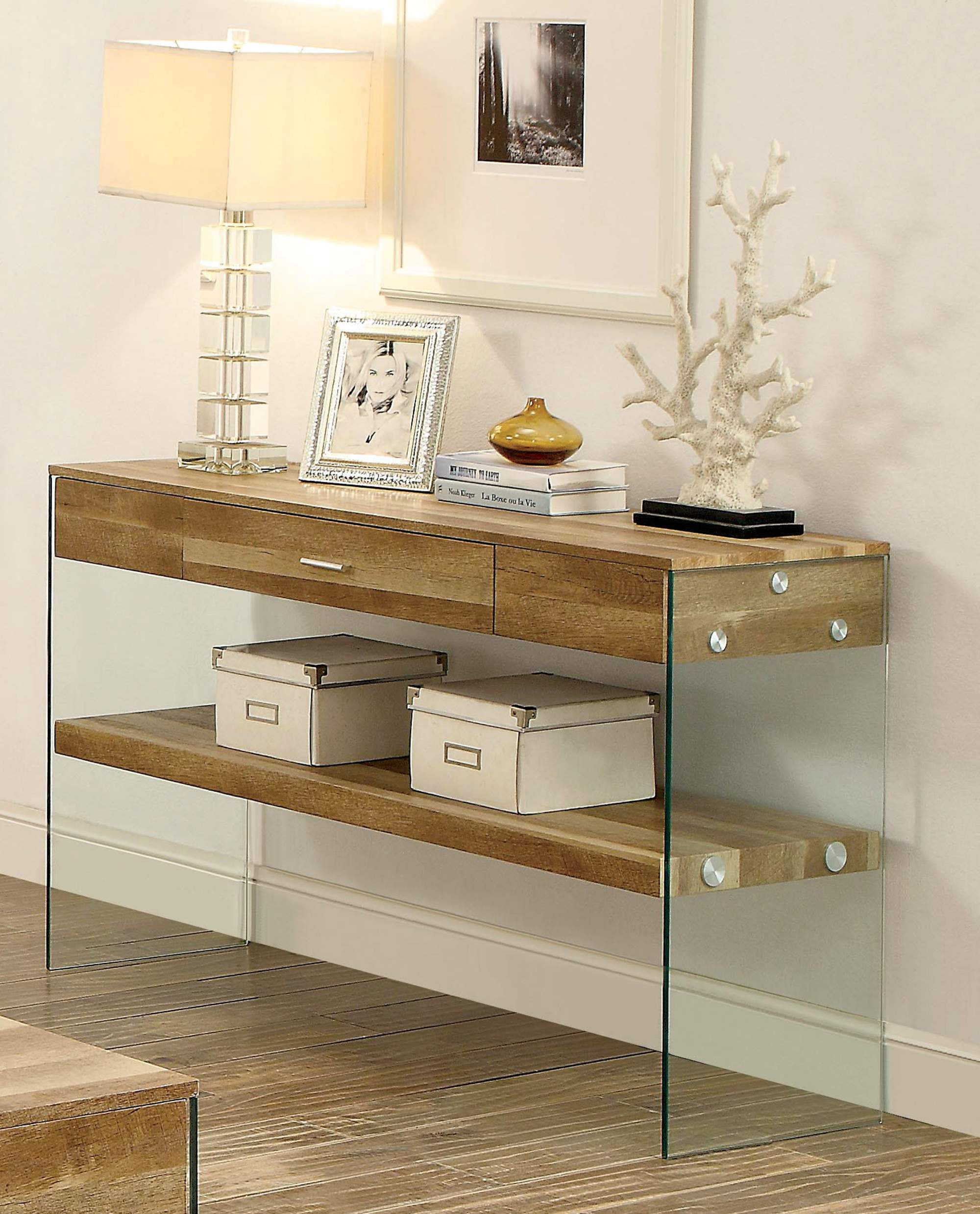 Furniture of America Elva Contemporary Sofa Table, Multiple Colors ...