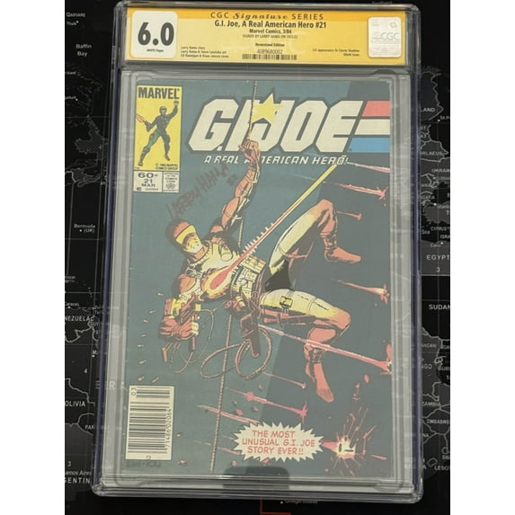 G.I. Joe, A Real American Hero #21 - CGC 6 Comic Book - Walmart.com