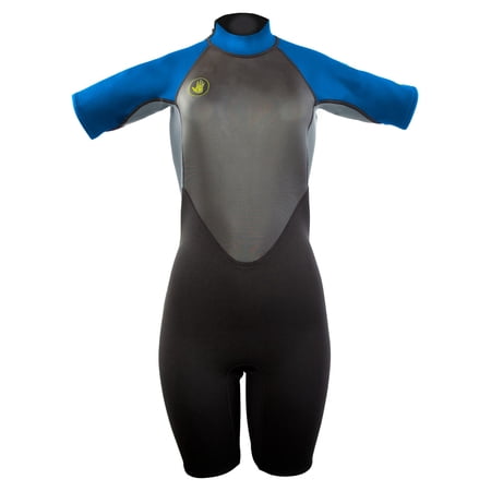 Body Glove Pro3 Women Shorty Spring Wetsuit 2.2mm Back Zip Quadra Flex ...