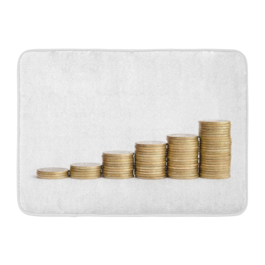 GODPOK Cash Blue Bank Stack of Coins Money Saving Interest Concept ...