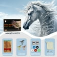 Grhonior Horse Racing Board Game Thickened Wood Finish Line Horse Race ...