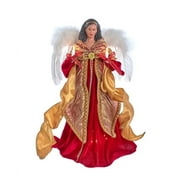 Kurt Adler 16-Inch Rustic Glam Angel Tree Top - Walmart.com