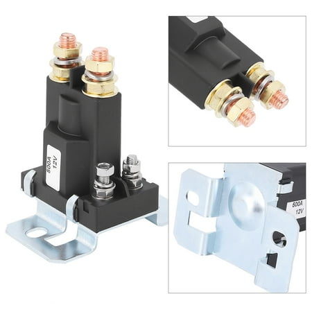 Akozon High Current Starter Relay 500A 12V Car Auto Starting Relay ...