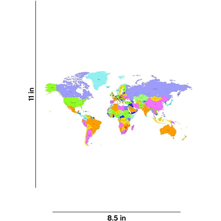 Printable World Map Poster