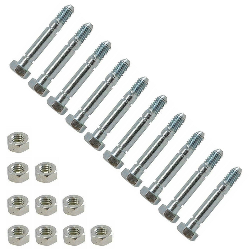 Click here for Myg Set Of 10 Shear Pins & Nuts For Ariens: 510015... prices
