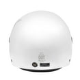 Westt XL White ABS Half Helmet, DOT Approved, with Additional Padding ...
