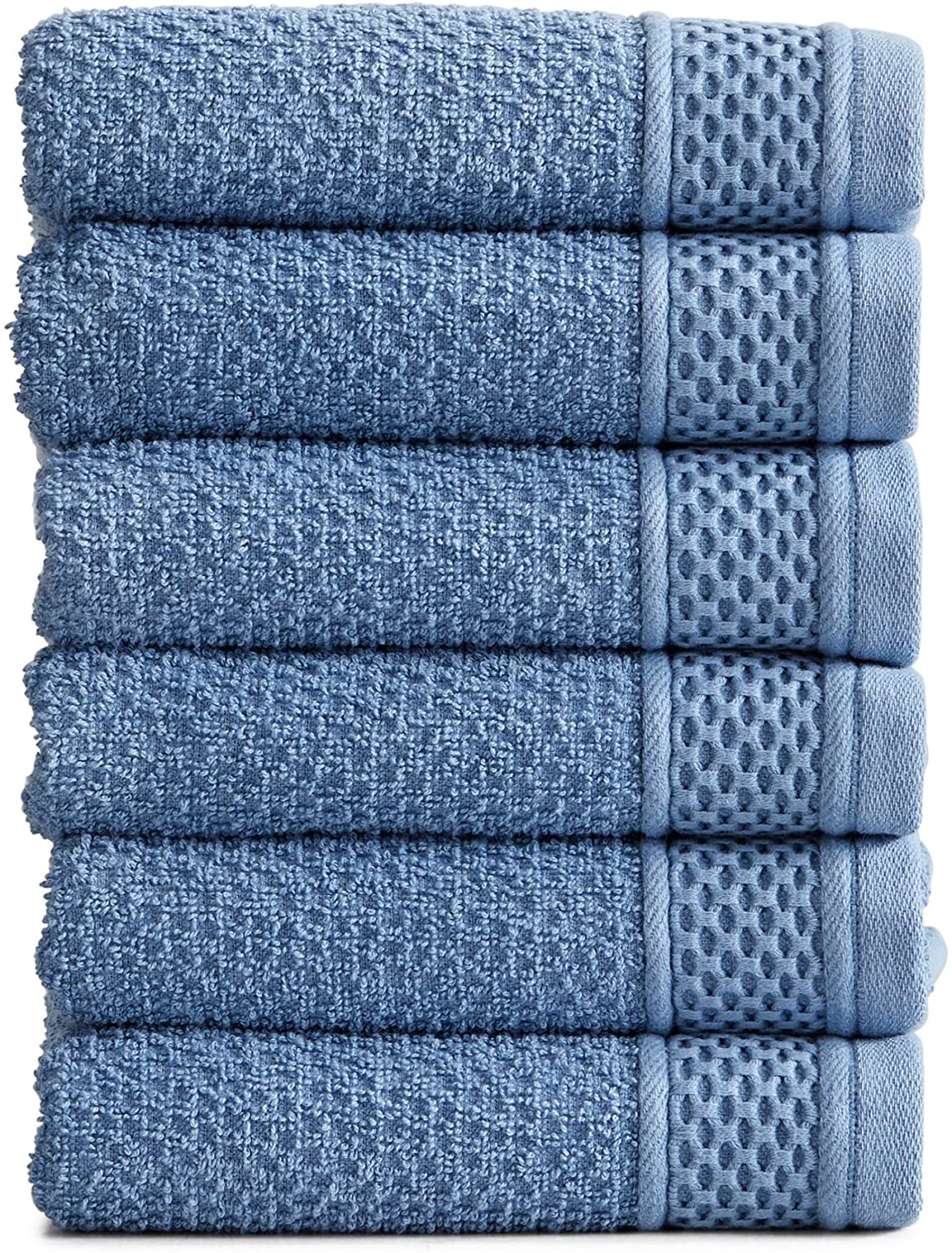 100% Cotton Super Soft Luxury Hand Towel Set | Quick-Dry and Highly ...