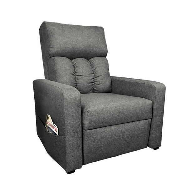 Sillón Reclinable Onstore Reposet London Lino Gris | Bodega Aurrera en línea