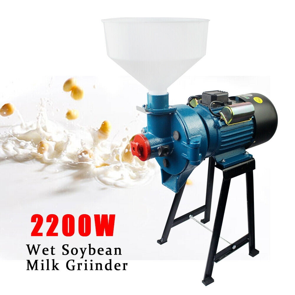 Commercial Electric Wet Beans Flour Grinder Rice Corn Grain Coffee ...