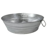 Behrens 3 Gallon Metal Wash Tub - Suitable for Home Decor, Planting ...