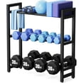 3 Tier Adjustable Dumbbell Rack – Heavy-Duty Weight Storage Stand for ...