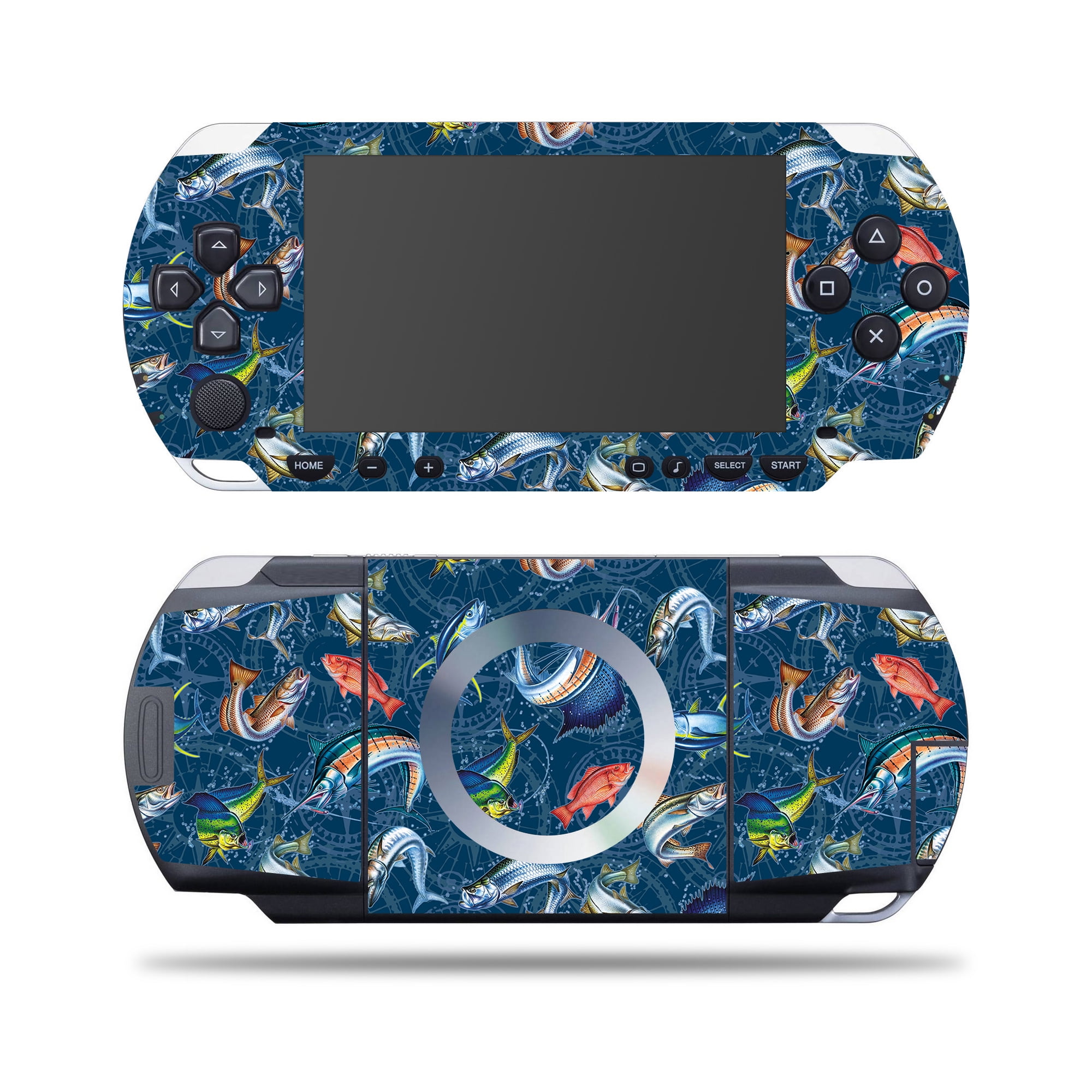 Skin Decal Wrap Compatible With SONY PSP Saltwater Compass - Walmart.com