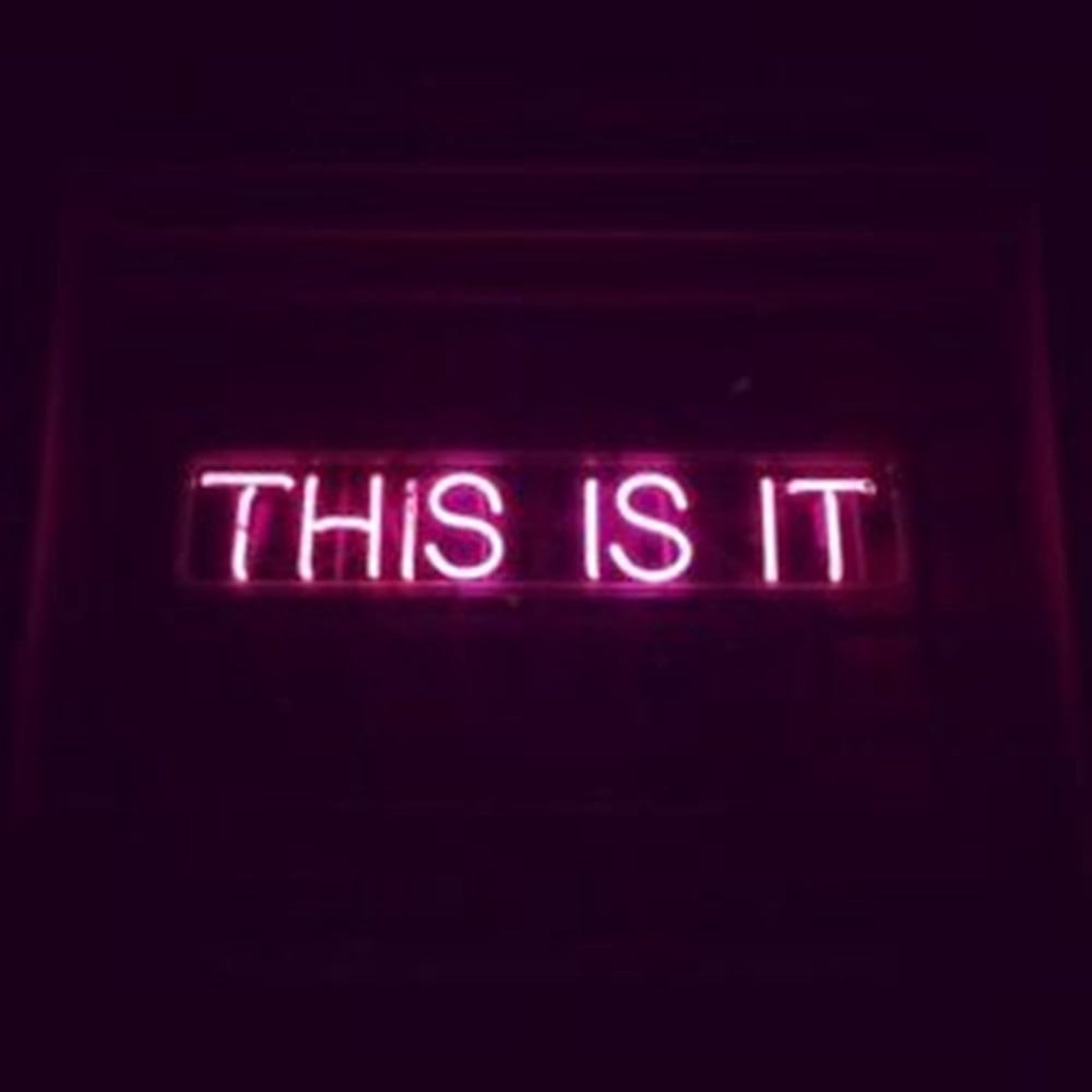 Queen Sense 14" This Is It Neon Sign Acrylic Man Cave Pub Bar Wall ...