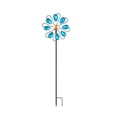 Nsxcdh 39.3in Rotating Wrought Iron Garden Windmill Decor Natural ...