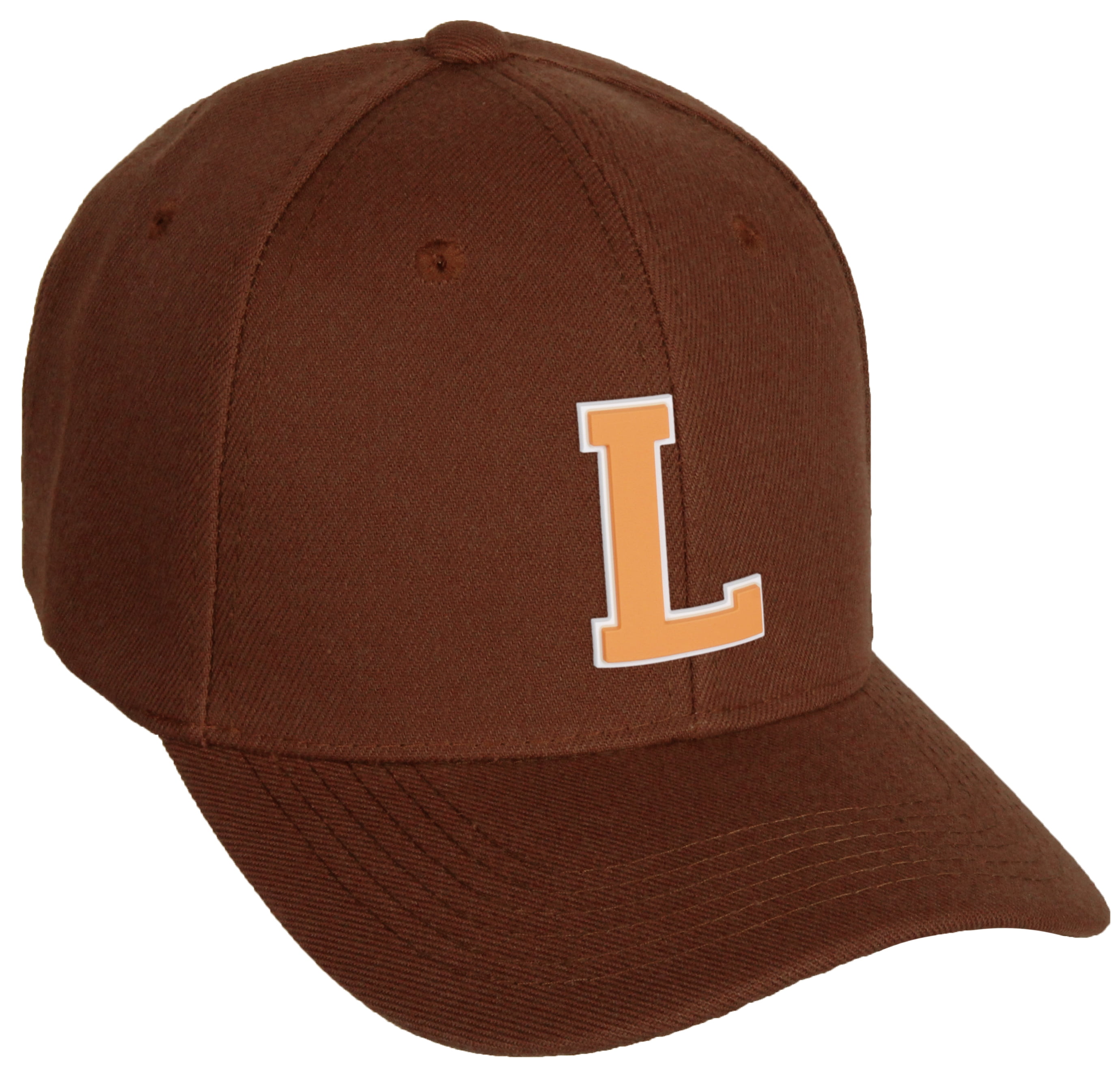 Daxton Classic Baseball Hat Custom A to Z Initial Team White Neon ...