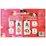 Chi Forest Sparkling Water Variety, White Peach, Lychee Fizzy, 11.16 oz ...